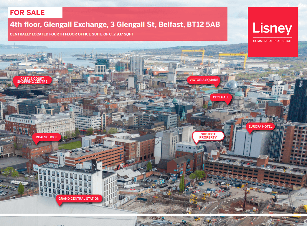 4th floor, Glengall Exchange, 3 Glengall St, Belfast, BT12 5AB - Belfast